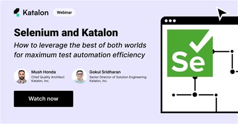Zach Shuster On Linkedin Selenium And Katalon Best Practices For Test Automation Webinar