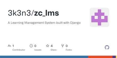 GitHub K N Zc Lms A Learning Management System Built With Django