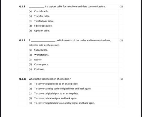 Solved Multiple Choice Questions Select One Correct Answer Chegg