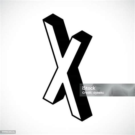 3d Letter X 로고 아이콘 디자인 템플릿 요소 3차원 형태에 대한 스톡 벡터 아트 및 기타 이미지 3차원 형태 0명 개념 Istock