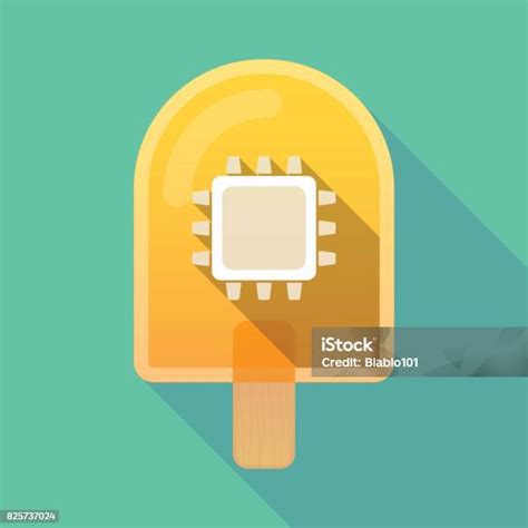 Cpu와 긴 그림자 아이스크림 0명에 대한 스톡 벡터 아트 및 기타 이미지 0명 Cpu 그림자 Istock