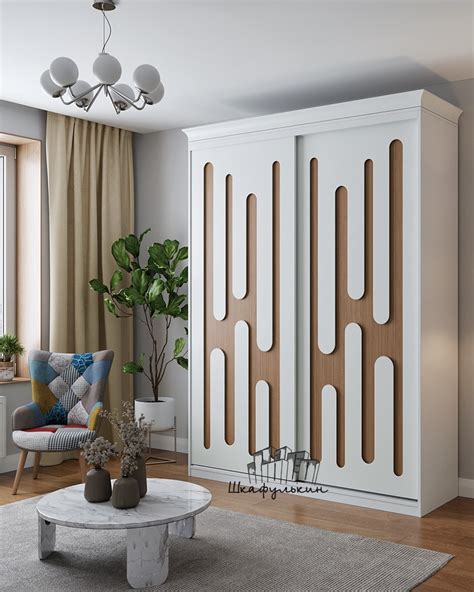 Шкаф купе Дзен Дизайн шкафа Портфолио интерьера Дизайн
