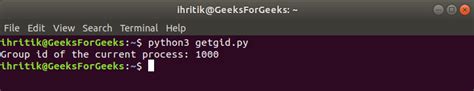 Python Os Getgid And Os Setgid Method GeeksforGeeks