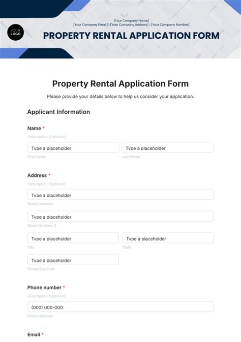 Free Property Form Templates To Edit Online