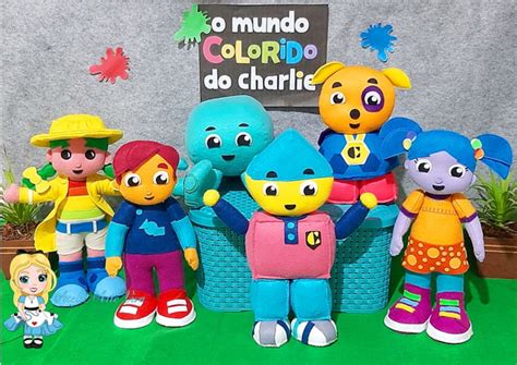 Display O Mundo Colorido De Charlie Elo7