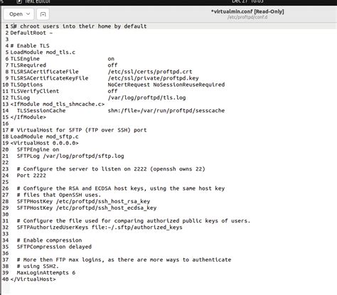 Hide Ftp Folders Help Home For Newbies Virtualmin Community