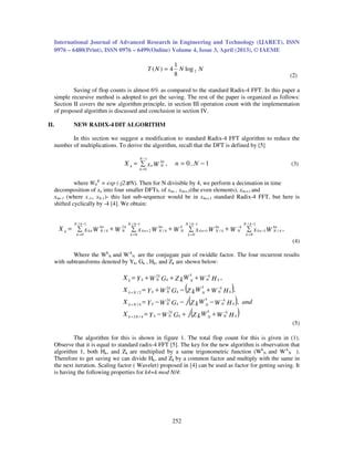 A New Radix Fft Algorithm Pdf Computing Technology Computing