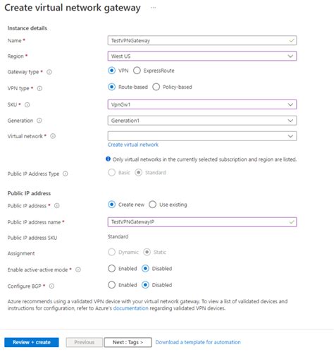 Setup Azure To Araknis Ipsec Vpn