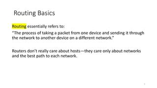 Lecture Introduction To IP Routing Pdf