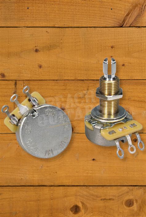 Cts Pots 250k Audio Taper Split Shaft Long Length 3 8 Diameter
