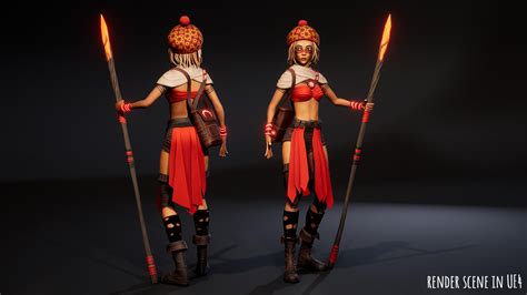 Female Red Mage 3d Model By Ppplux8