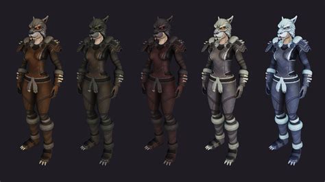 Stylized Armor Sets 3 Rpg Characters