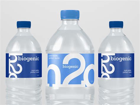 H2o Glass And Plastic Bottles On Behance