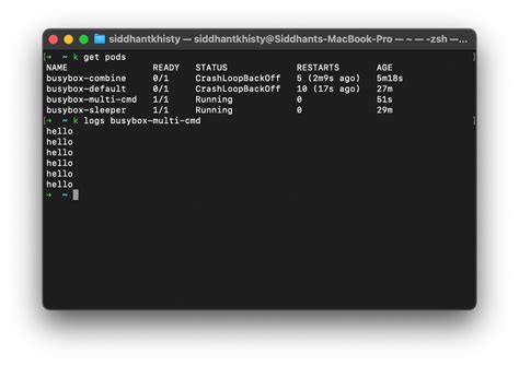 understanding kubernetes commands and arguments