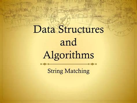 Ppt Data Structures And Algorithms Powerpoint Presentation Free Download Id1615770