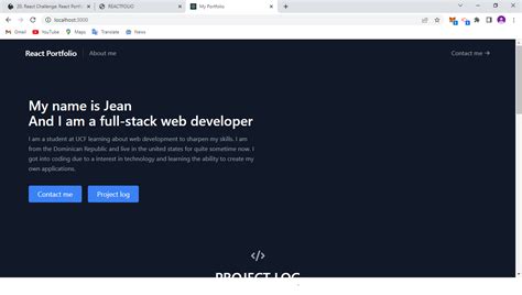 GitHub JMBM9 REACTFOLIO