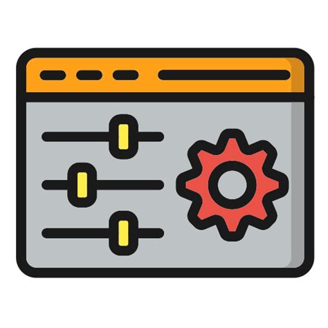 Configuration Generic Color Lineal Color Icon