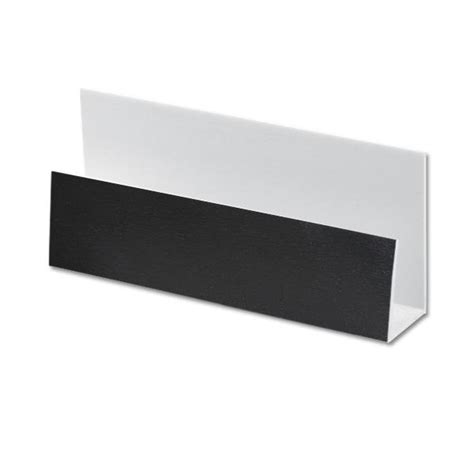 Black Upvc Cladding U Trim Stc Plastics