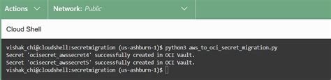 Migrate Secrets From Aws Secrets Manager To Oracle Cloud Infrastructure Secrets In Vault