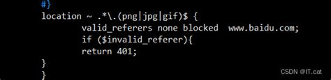 nginx：防盗链原理和配置 nginx防盗链配置 csdn博客