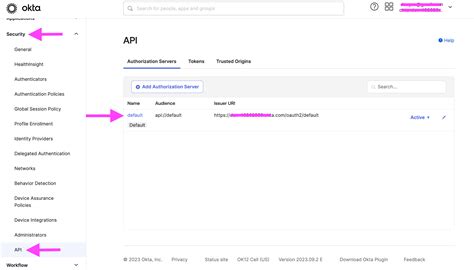 Okta Custom Authorization Server Crul