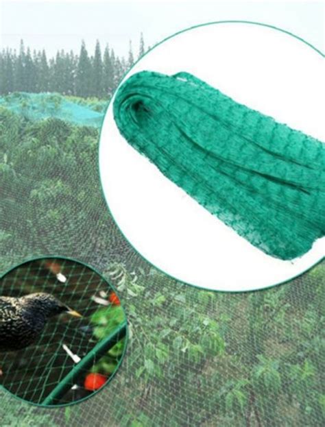 Green Anti Bird Protection Net Mesh 2 5m Garden Plant Netting Fruits Fencing Mesh Protect
