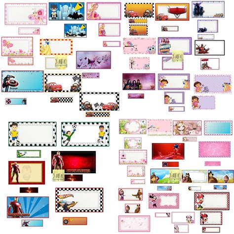 Artes Etiquetas Escolares Em Png Elo7 Produtos Especiais