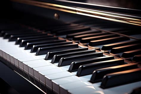 Premium Ai Image Musical Instrument Consisting Of Keys