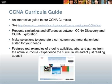 Ppt Ccna Curricula Overview Powerpoint Presentation Free Download