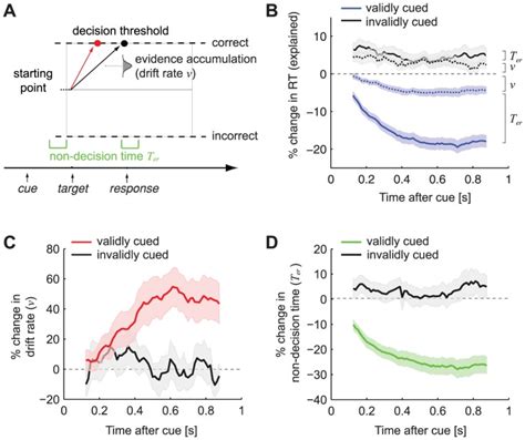A The Drift Diffusion Model Ddm Assumes An Accumulation Process