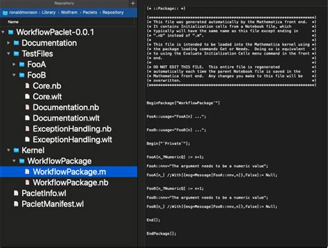 Paclet Workflow—wolfram Language Documentation