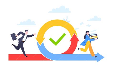 Premium Vector Agile Development Methodology Business Concept Flat Style Design Vector