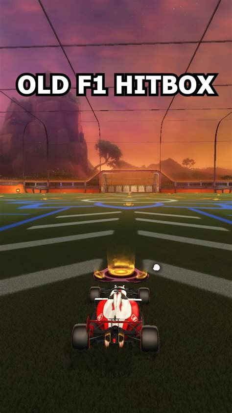 New F1 Hitbox Vs Old F1 Hitbox Side By Side View Rrocketleague