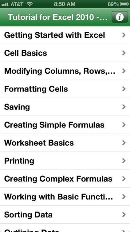 Tutorial For Excel 2010 Gcflearnfree By