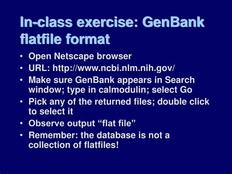 PPT Database Searching BLAST And FASTA PowerPoint Presentation Free