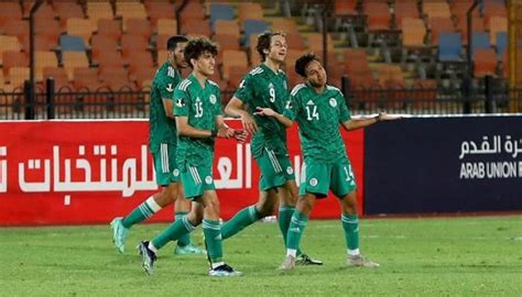 موعد مباراة السعودية والجزائر في نهائي كأس العرب للشباب والقنوات الناقلة