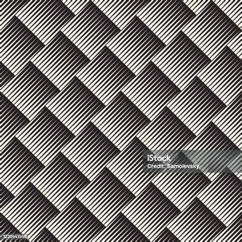 벡터 원활한 착시 패턴 추상 스트라이프 타일링 텍스처입니다 세련 된 흑백 하프 톤 그라데이션 배경입니다 0명에 대한 스톡 벡터 아트 및 기타 이미지 Istock