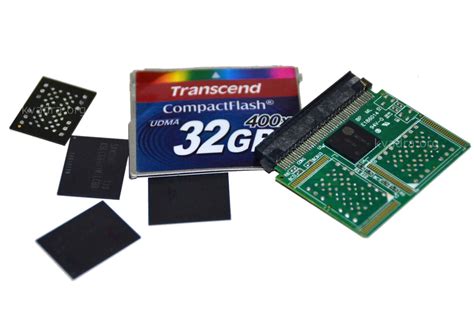 Восстановление данных с карты памяти Compact Flash Transcend 32 Gb | Квадра