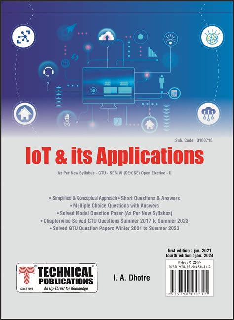 iot and its applications for gtu 18 course vi ce cse open elec ii