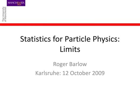 ppt statistics for particle physics limits powerpoint presentation