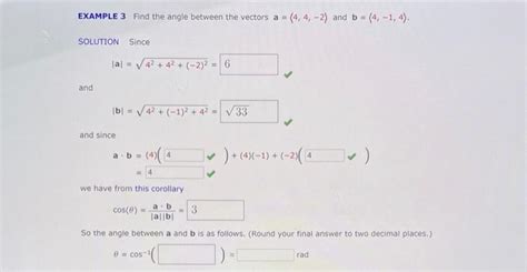 Solved Example 6 Find The Scalar Projection And Vector