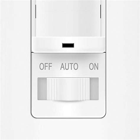 Motion Sensor Switch With Manual ON OFF Button Simply Retrofits