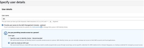IAM Get Started Confusion IAM User Vs IAM Identity Centre User