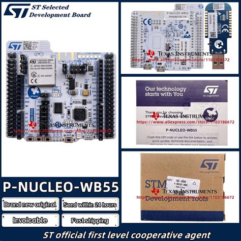 1pcs Lot P Nucleo Wb55 Usb Dongle And Nucleo 64 With Stm32wb55 Mcu