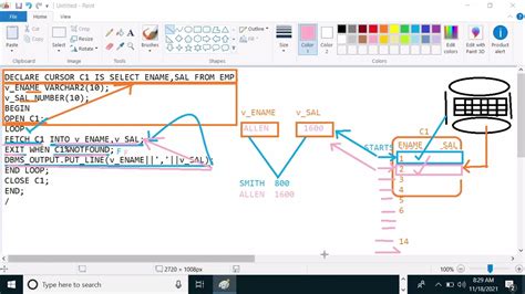 72 Oracle Plsql Cursor Part 2 72 Youtube
