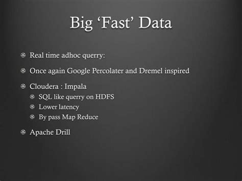 big data hadoop ecosystem and nosql ppt free download