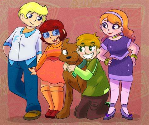 Scooby Doo Gang By Delijz On Deviantart