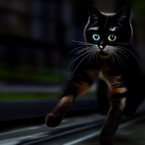 Huggingface Projects Diffuse The Rest A Cat Is Running Cyber Style Realistic