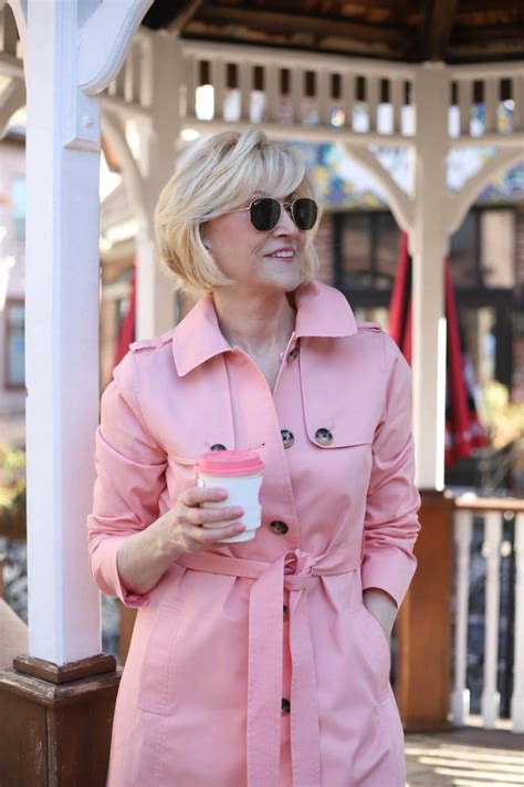How To Style A Pink Trench Coat For Spring Fabulous After 40