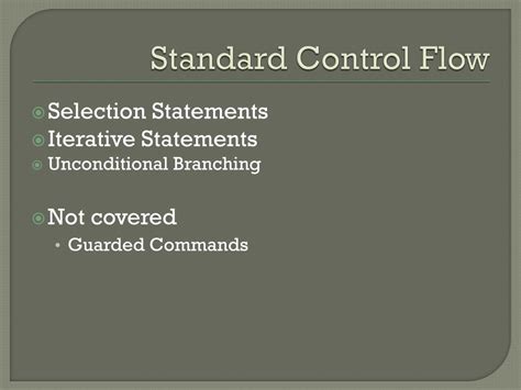 Ppt Ruby Control Flow Powerpoint Presentation Free Download Id2234801